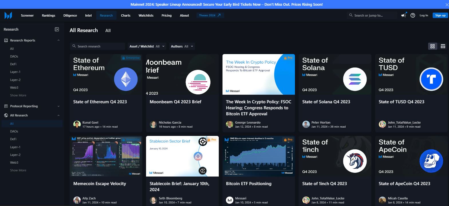 10 Best Crypto Research Tools and Websites in 2024 10 Best Crypto Research Tools and Websites in 2024